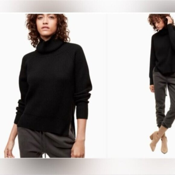 Aritzia | Sweaters | Aritzia Wilfred Free Lin Merino Wool Quiet Luxury ...